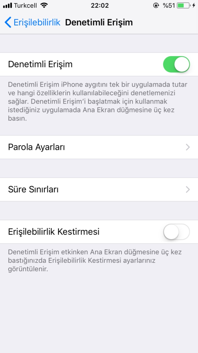 iOS cihazlarda Denetimli Erişim Nasıl Kullanılır ? Black Apple Servis